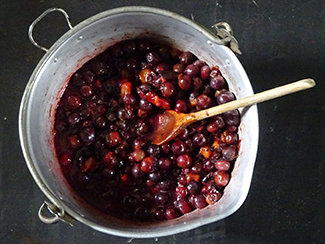 Home-made damson cheese - H is for Home Harbinger