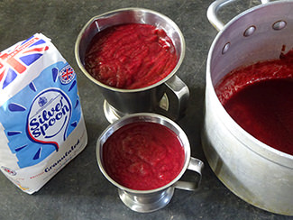 Home-made damson cheese - H is for Home Harbinger