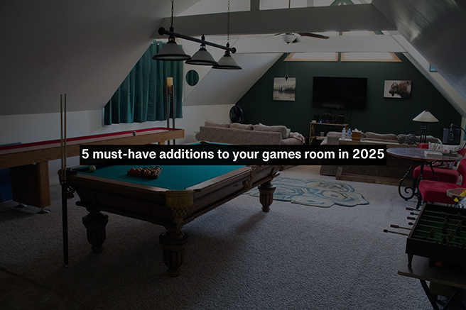 5 must-have additions to your games room in 2025 - H is for Home Harbinger