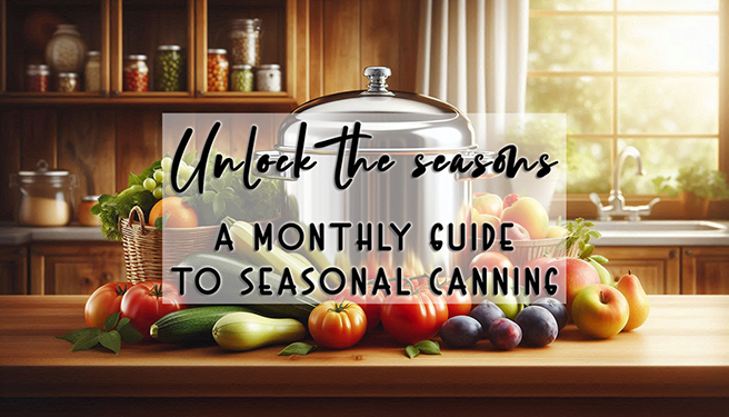 Unlock the seasons: A monthly guide to seasonal canning