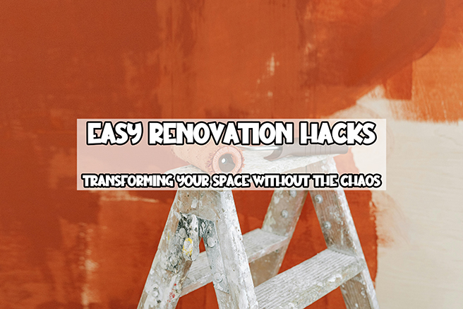 Easy renovation hacks - Transforming your space without the chaos