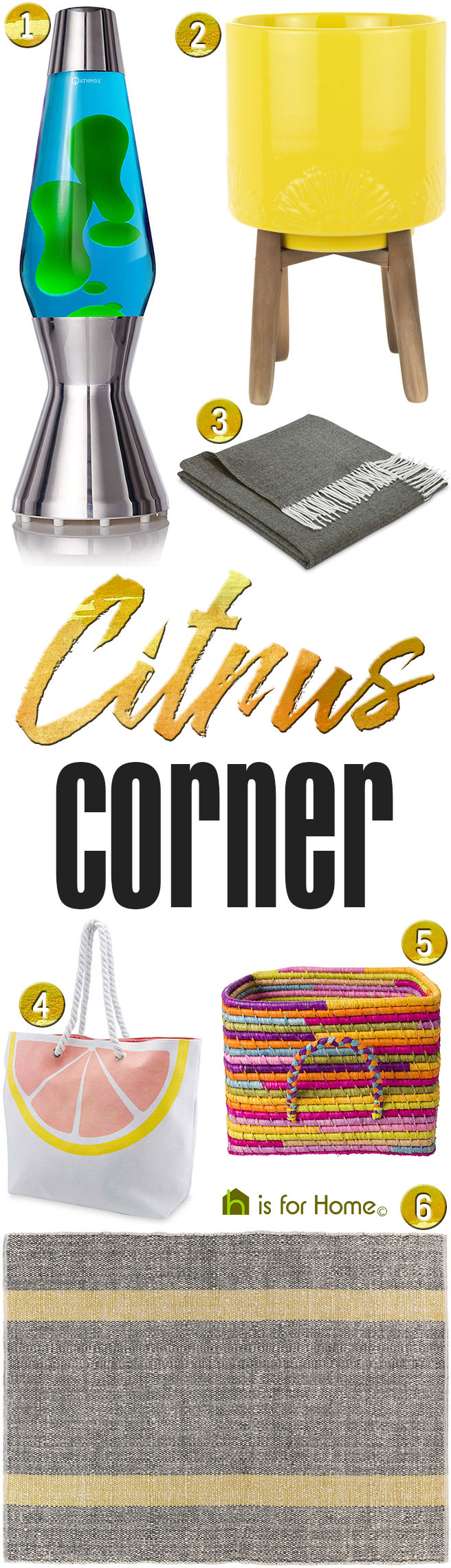 Get their look: Citrus Corner - H is for Home Harbinger