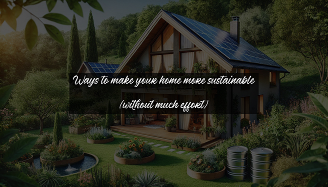 Ways to make your home more sustainable - H is for Home Harbinger