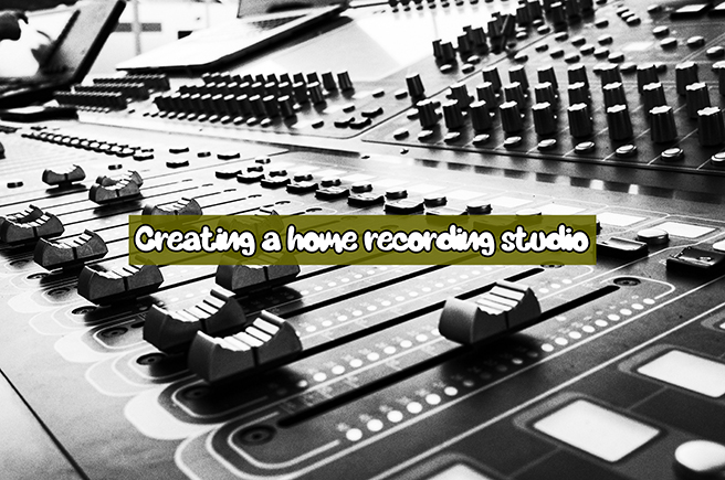 Creating a home recording studio - H is for Home Harbinger