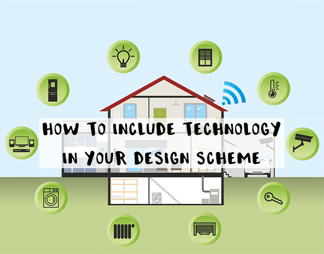 How to include technology in your design scheme - H is for Home Harbinger