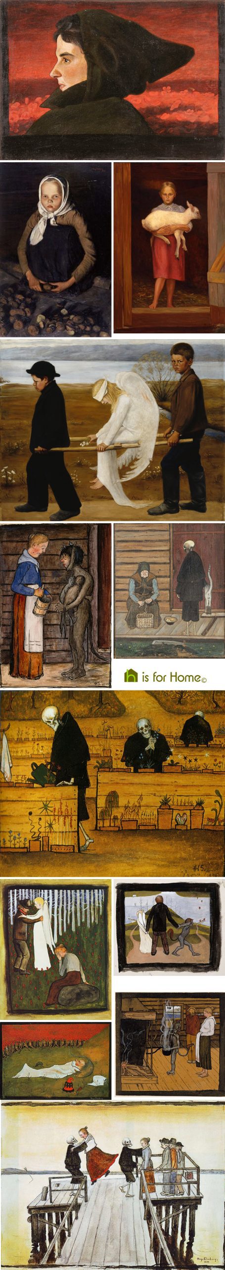 Designer Desire: Hugo Simberg - H is for Home Harbinger