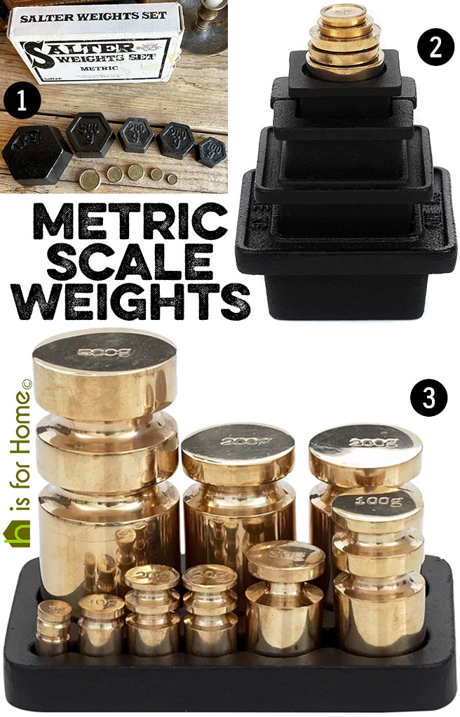 Price Points: Metric scale weights - H is for Home Harbinger