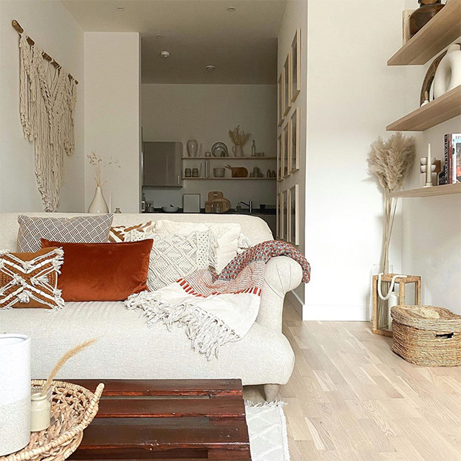 Get their look: Natural touch living room - H is for Home Harbinger