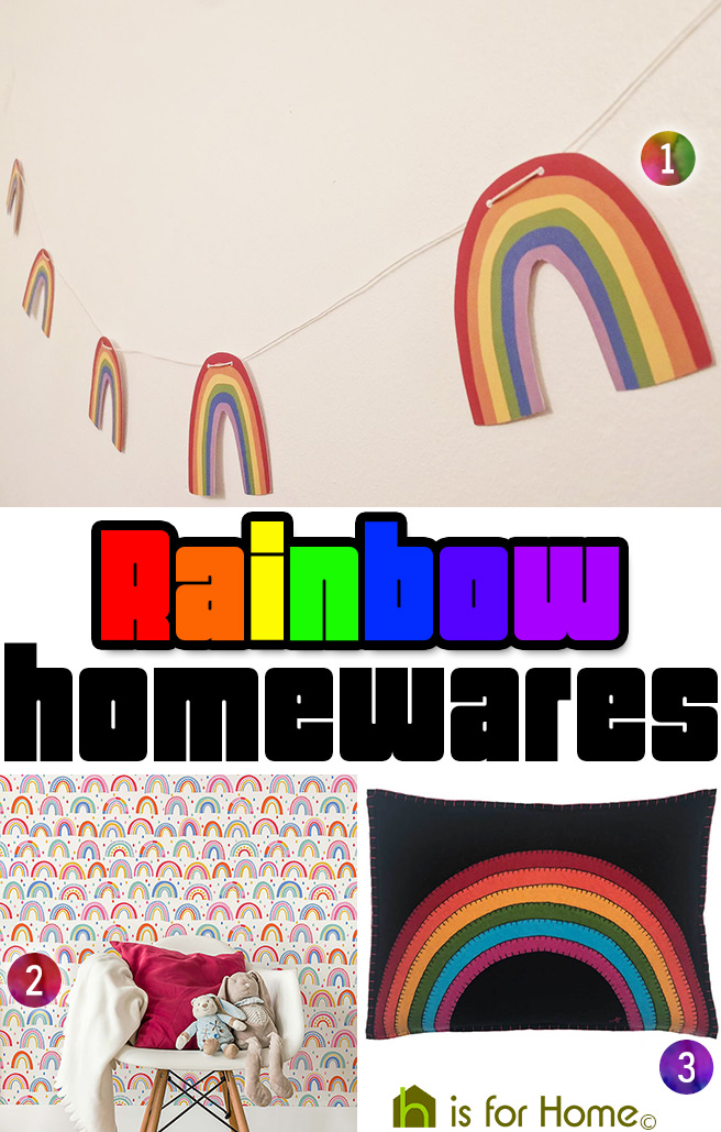 Price Points: Rainbow homewares - H is for Home Harbinger